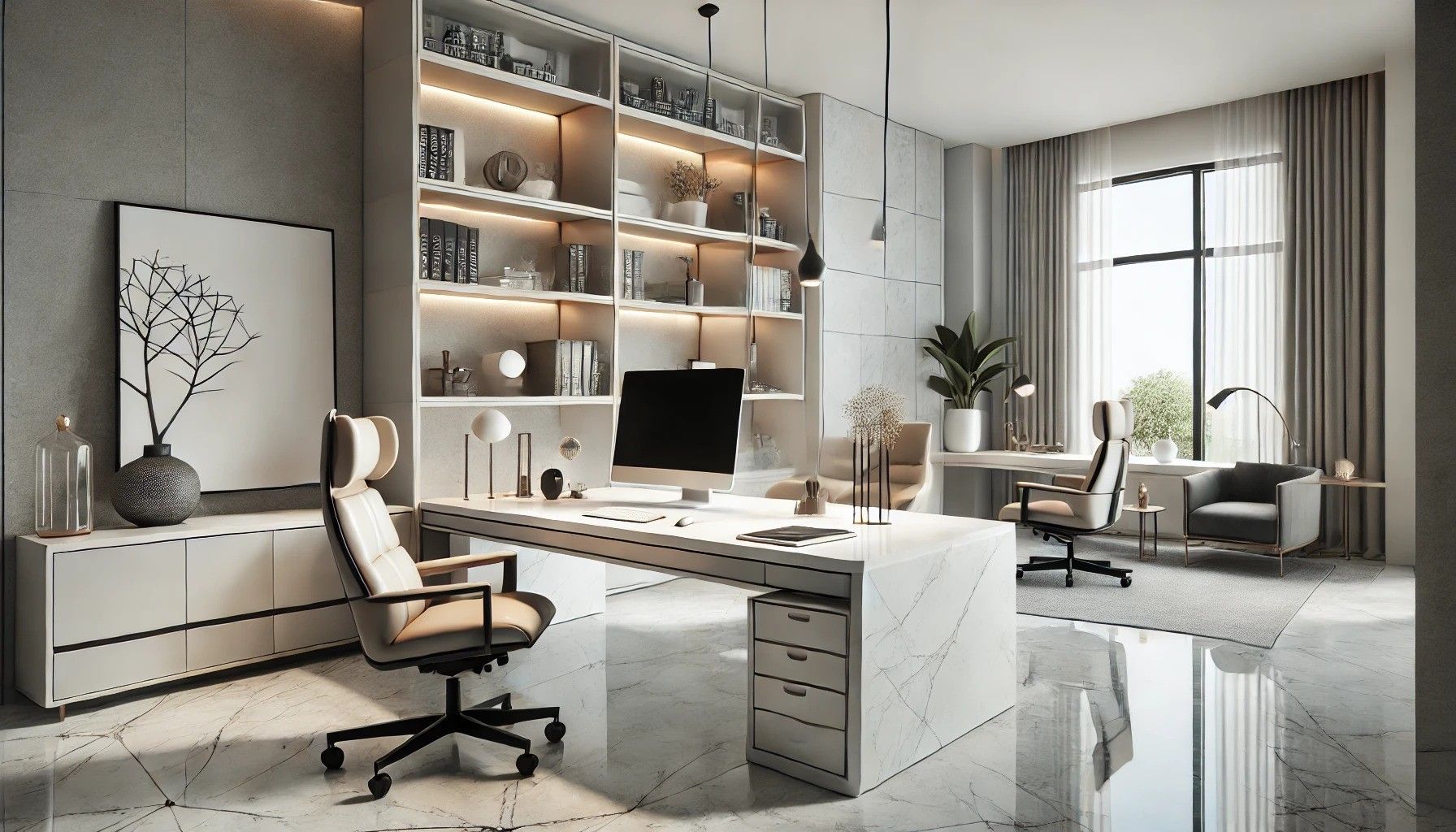 Transform Your Home Office with Stylish Quartz Countertops - All Star ...