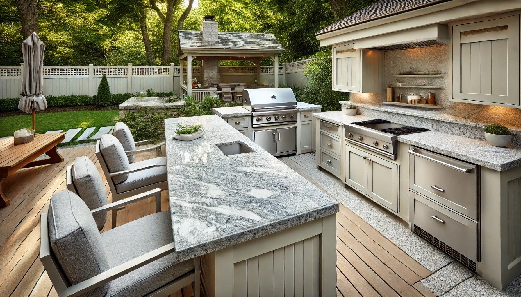 Are Granite Countertops Ideal for Outdoor Kitchens? Here’s What You ...